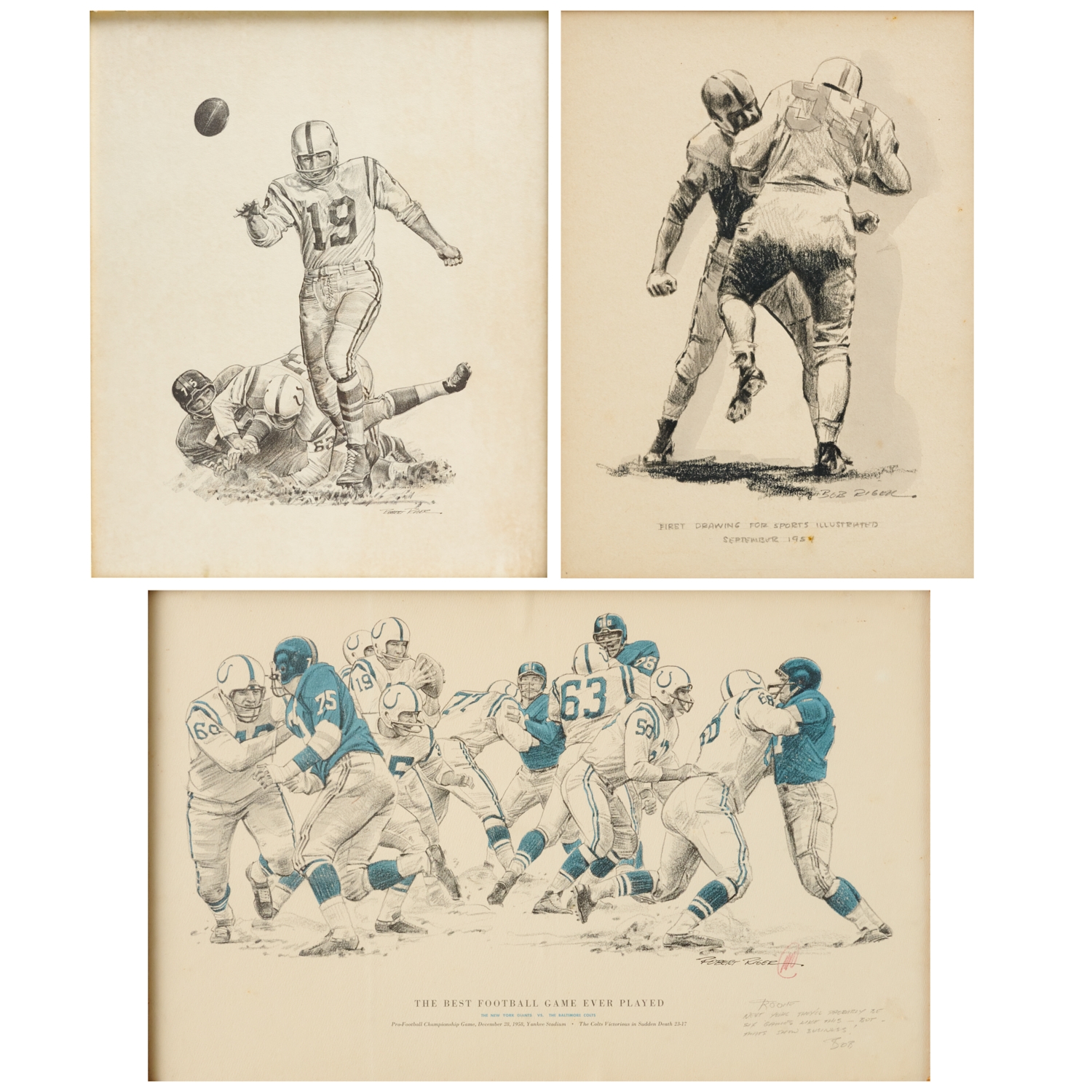 Robert Riger | incl. First Drawing for Sports Illustrated | MutualArt