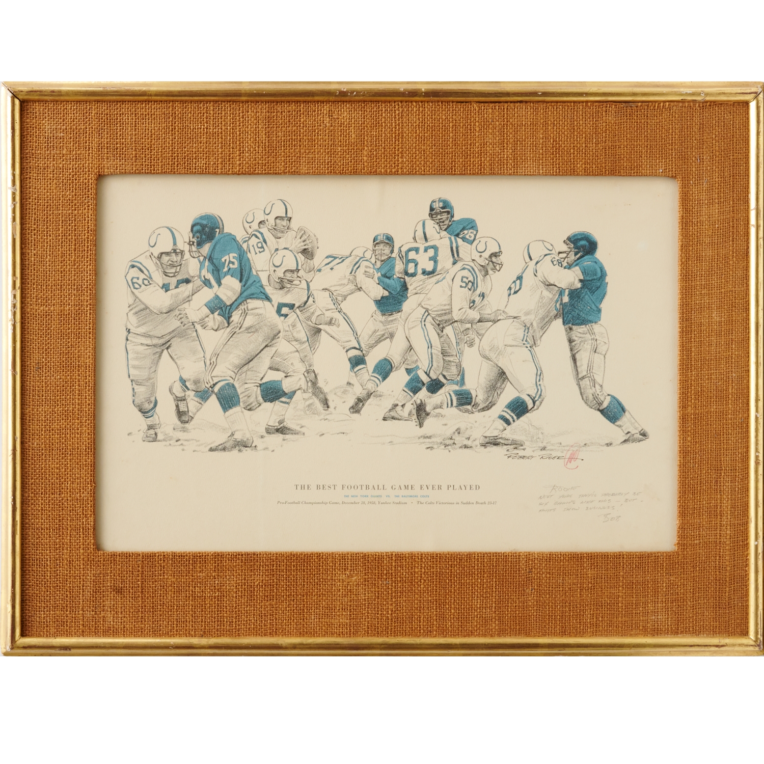 Robert Riger | incl. First Drawing for Sports Illustrated | MutualArt