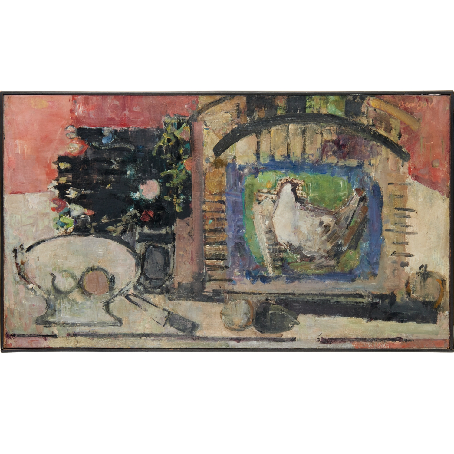 Hanna‏ Ben-Dov | Birdcage and Fruit | MutualArt