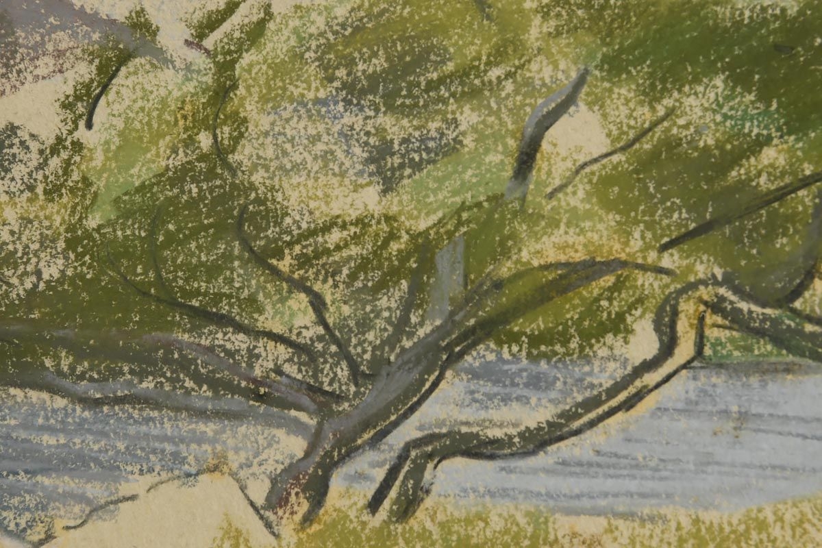 Margaret Stokes | Trees in a Western Landscape | MutualArt