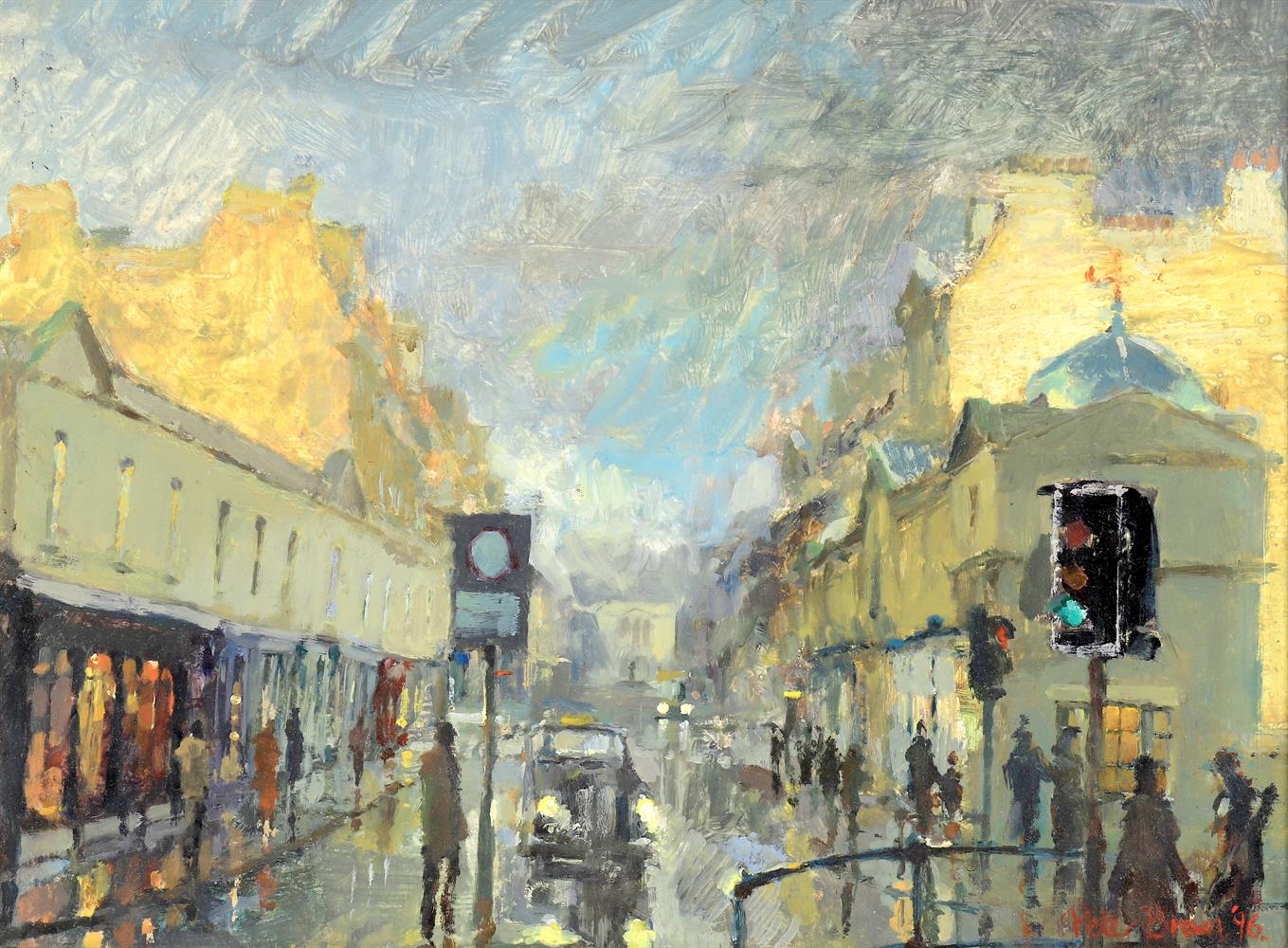 Peter Edward Mackenzie Brown | 'Street scene' (96) | MutualArt