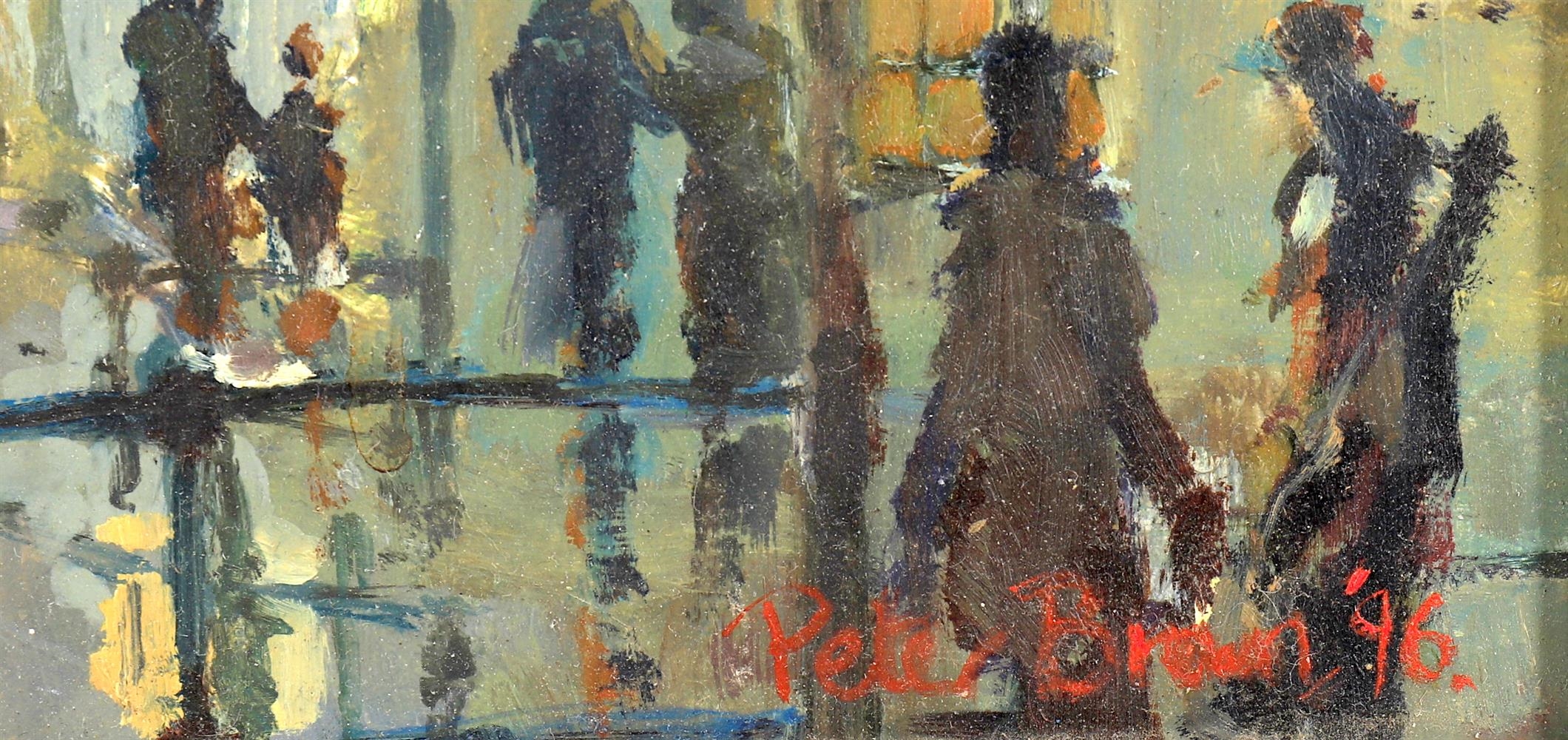 Peter Edward Mackenzie Brown | 'Street scene' (96) | MutualArt