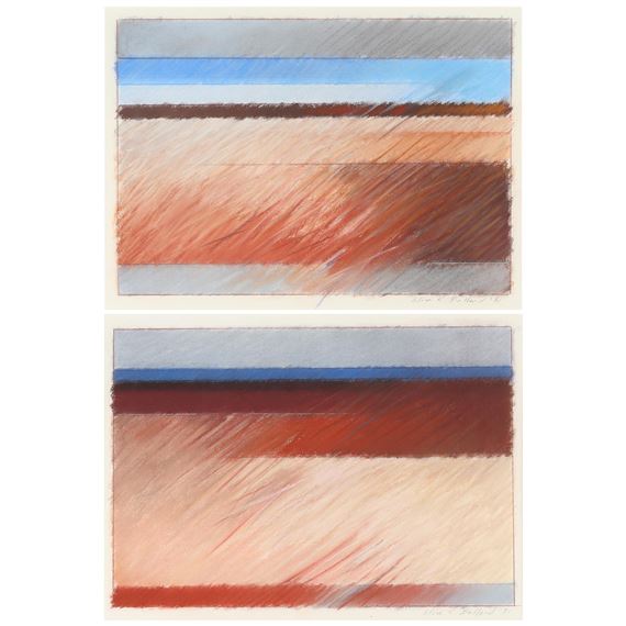 Alice Ballard | Pair of Pastel Works (1981) | MutualArt