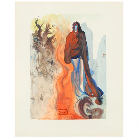 Salvador Dalí | Hell Canto 16 from The Divine Comedy (1964) | MutualArt