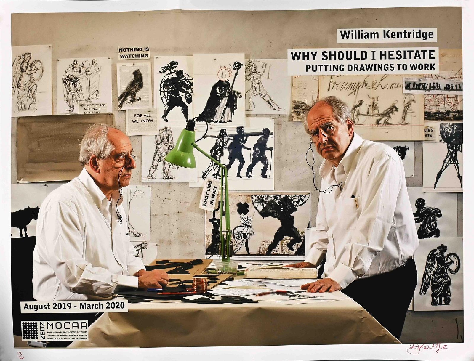 William Kentridge | Zeitz MOCA Exhibition Poster (2019) | MutualArt