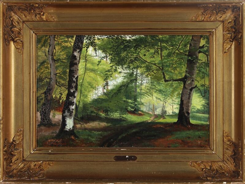 Carl Frederik Aagaard | Forest scenery | MutualArt