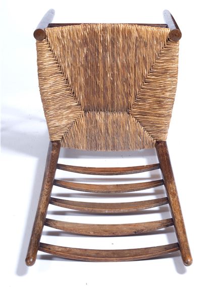 Ernest William Gimson | pair of ash dining chairs with raffia seats ...