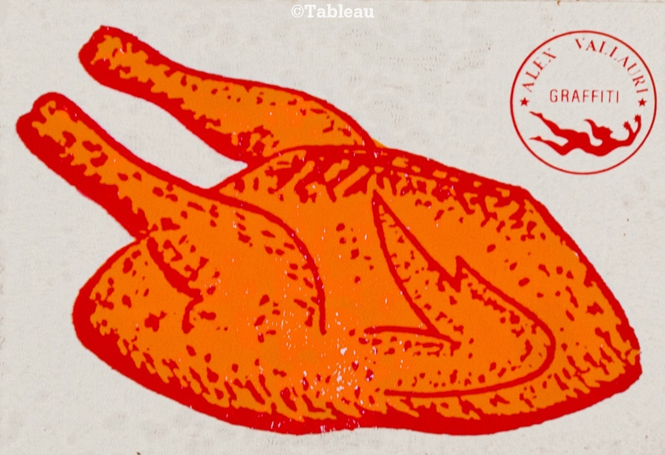 Alex Vallauri | Frango assado | MutualArt