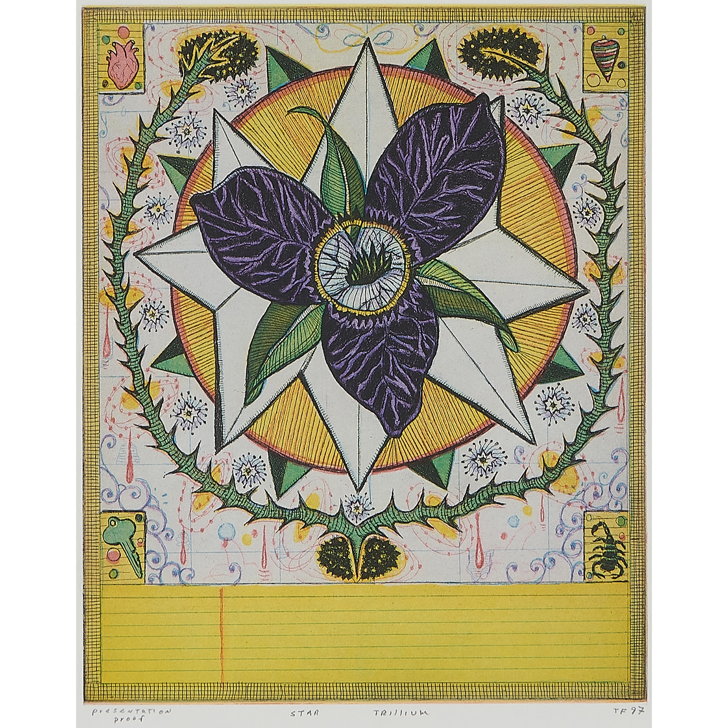 Tony Fitzpatrick | Star Trillium (1997) | MutualArt