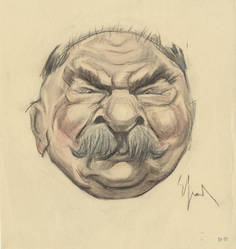Enrico Sacchetti | CARICATURA DEL PITTORE ANGELO TORCHI (Circa 1910 ...