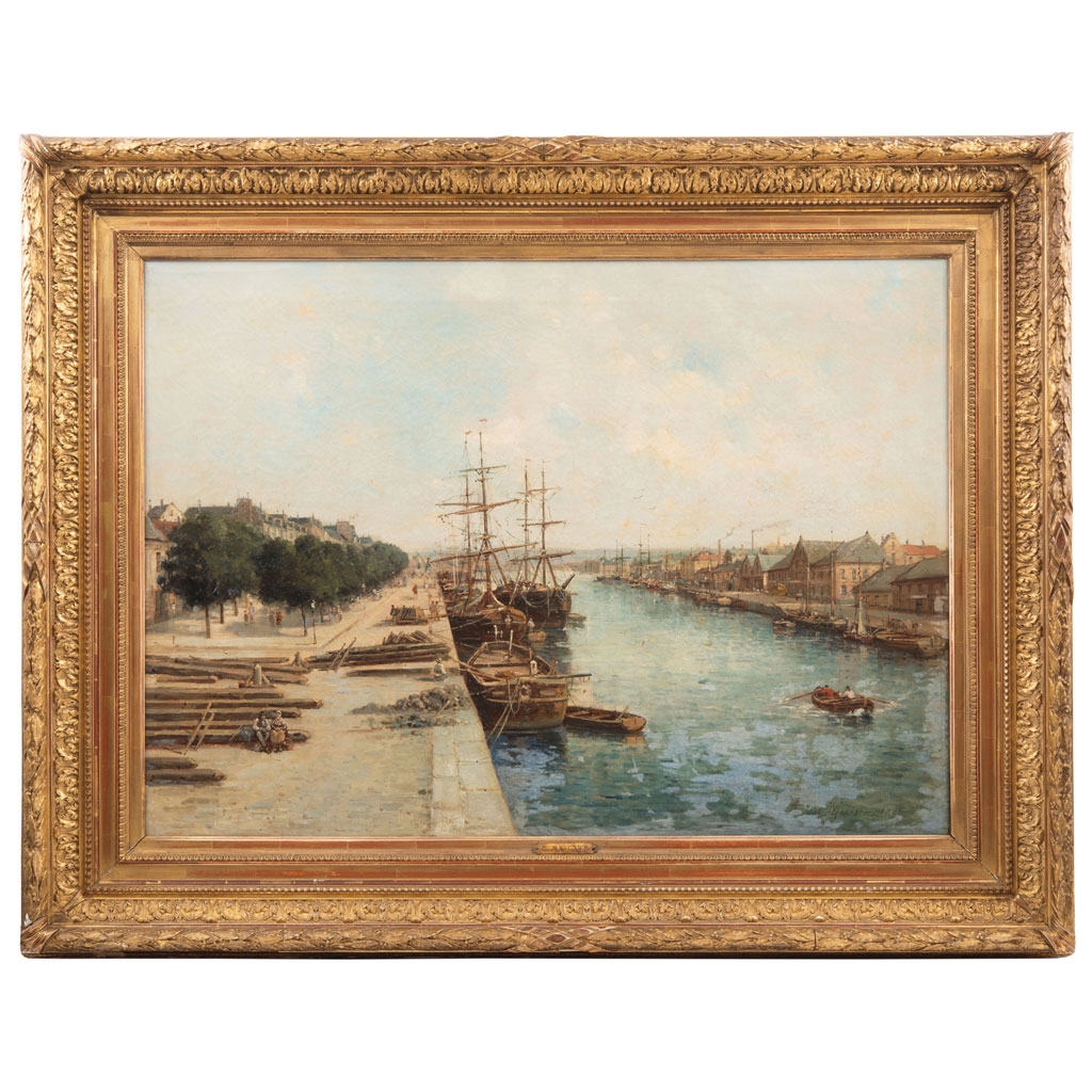 Gustave Mascart | VISTA DE CANAL (1893) | MutualArt