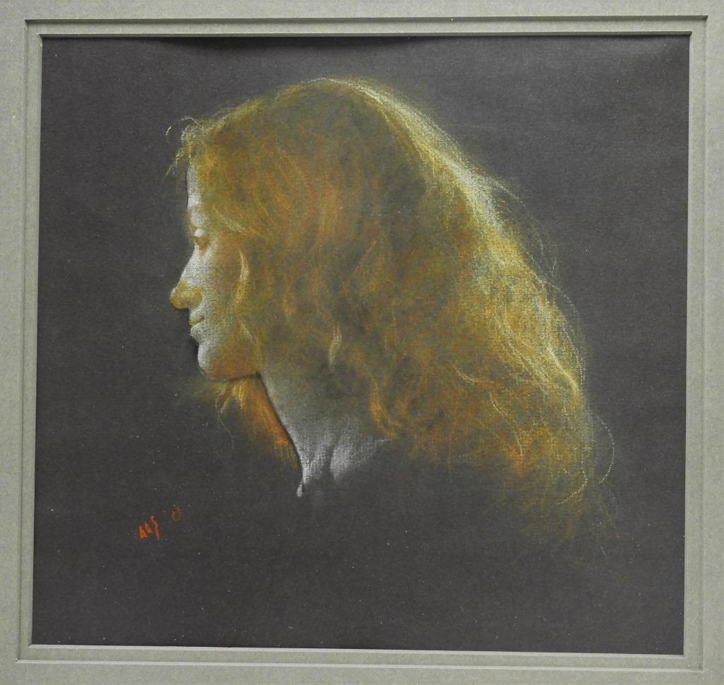 Aaron Shikler | Portrait of a Woman (1985) | MutualArt