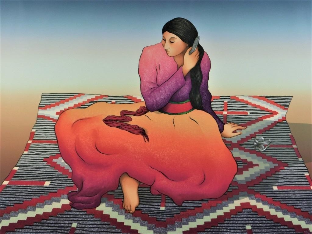 R.C. Gorman | Native American Woman (1986) | MutualArt