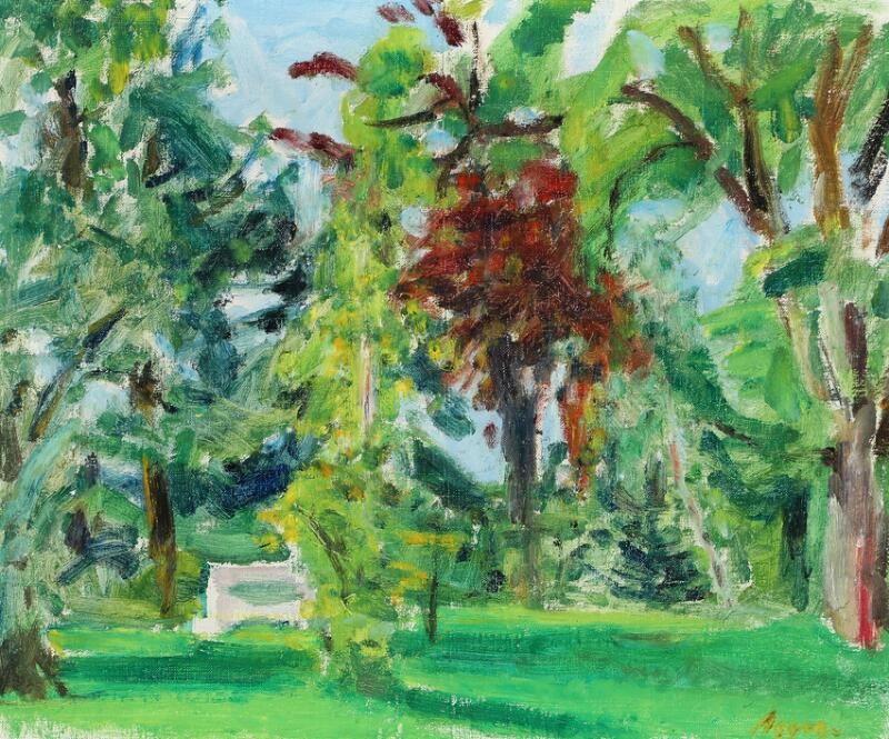 Knud Agger | Park scenery | MutualArt