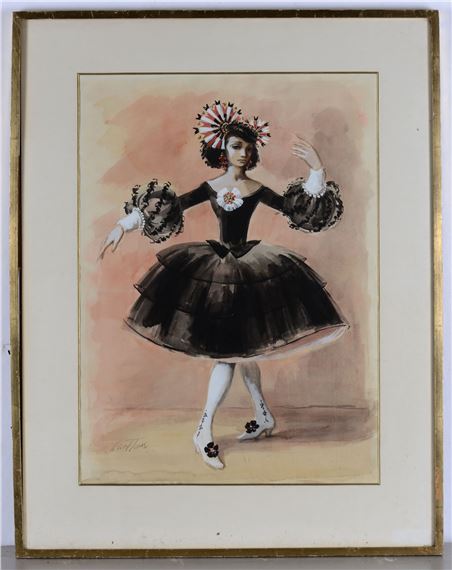 Carl Toms | Ballerina con costume spagnoleggiante | MutualArt
