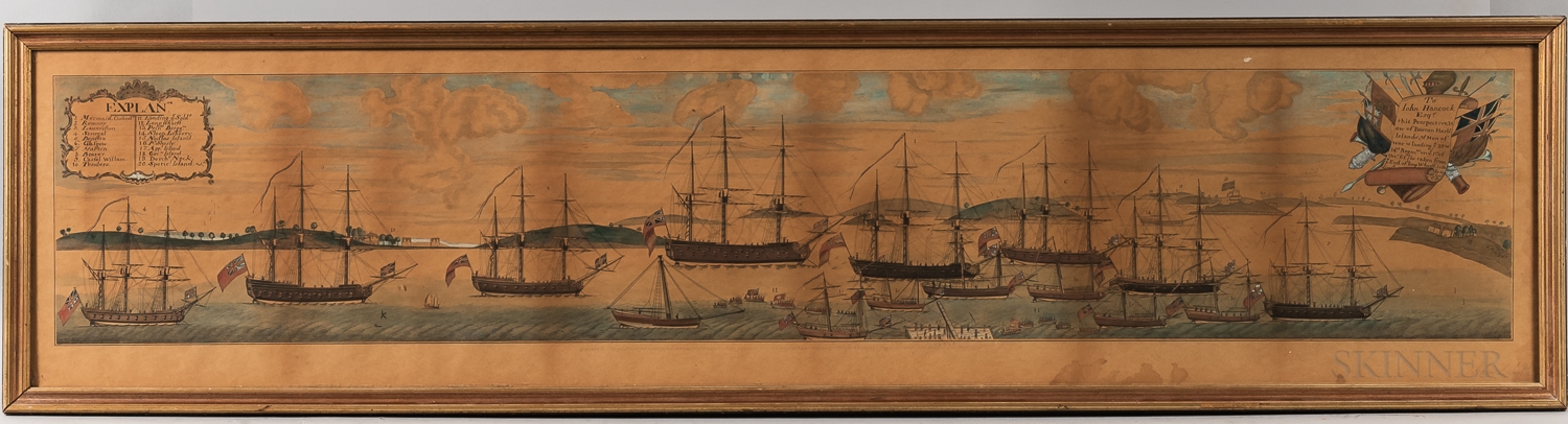 Christian Remick | PERSPECTIVE VIEW OF THE BLOCKADE OF BOSTON | MutualArt