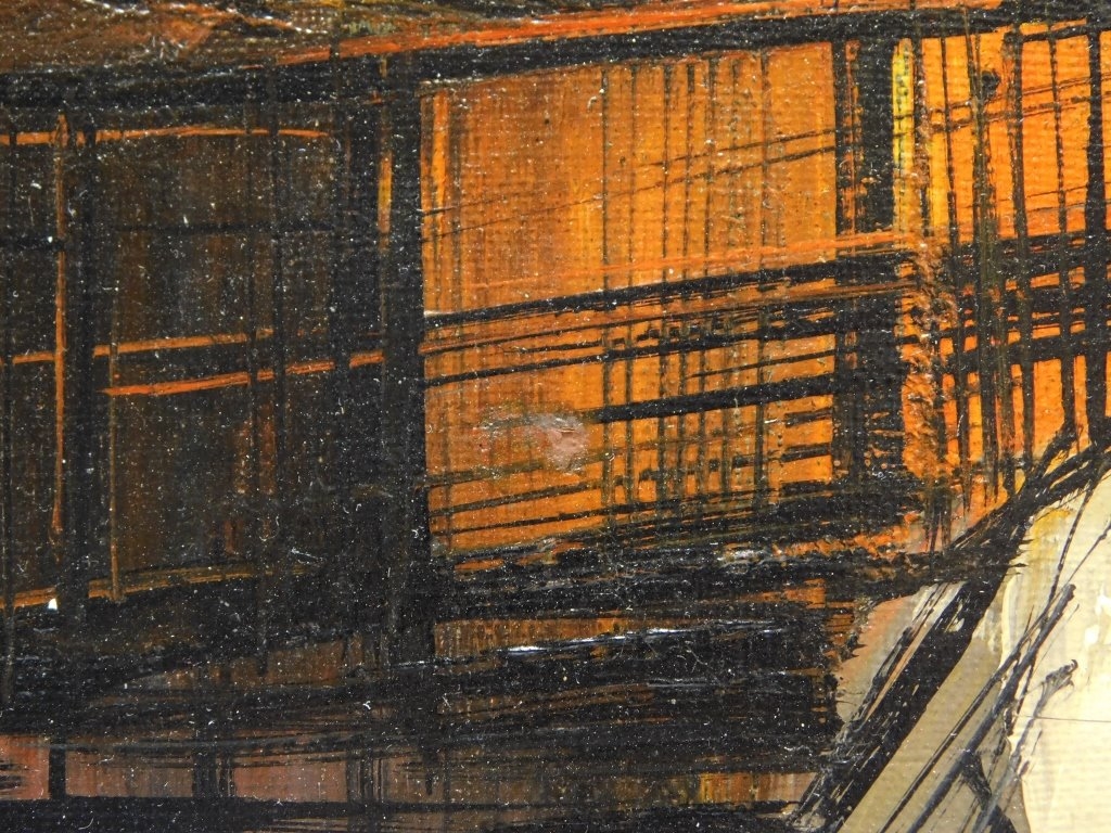 M. Edward Griff | Edward Griff Impressionist Townscape Painting (20th ...