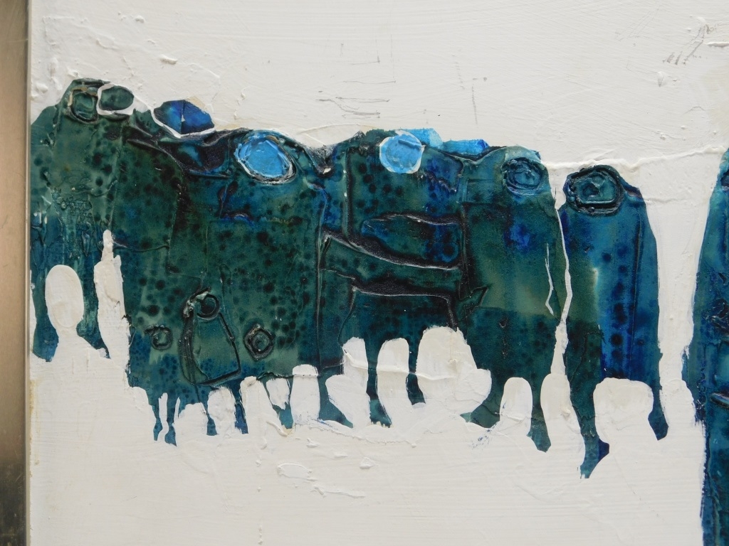 Joel Durand | Joel Durand Modern Abstract Figure Painting (20th Century ...