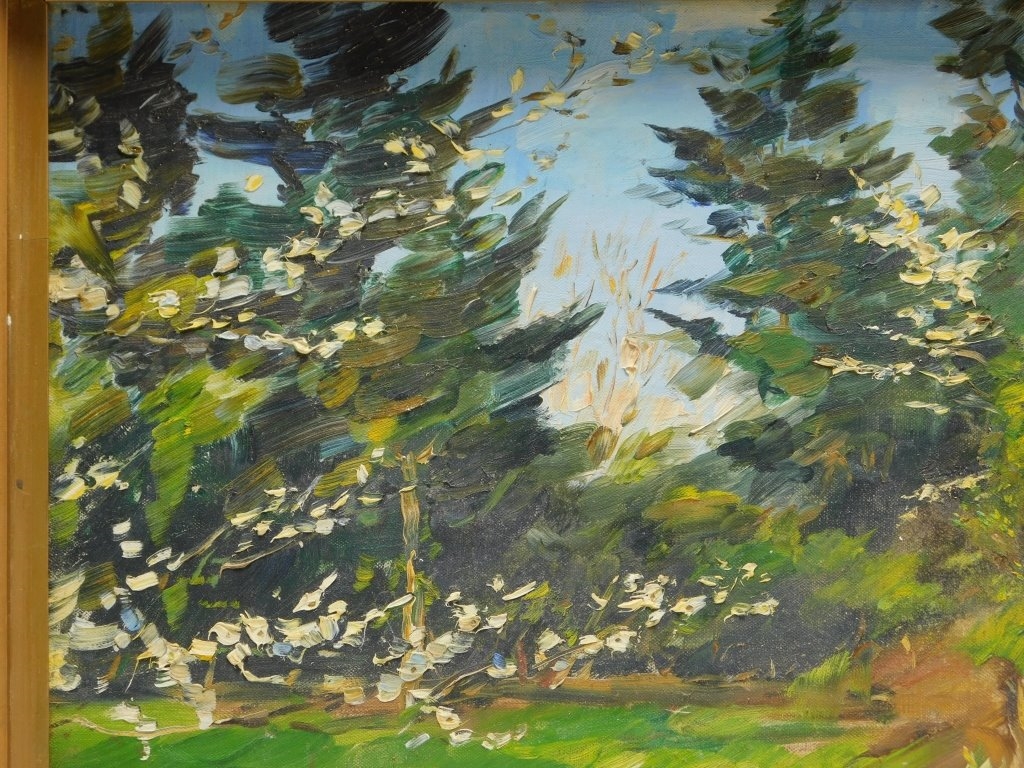 Michel Gerard Gilbert | Michel Gilbert Impressionist Landscape Painting ...