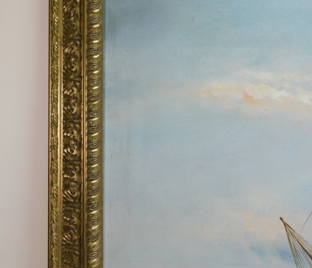 J. Harvey | J. Harvey aft. James Hardy Naval Battle Painting (20th ...