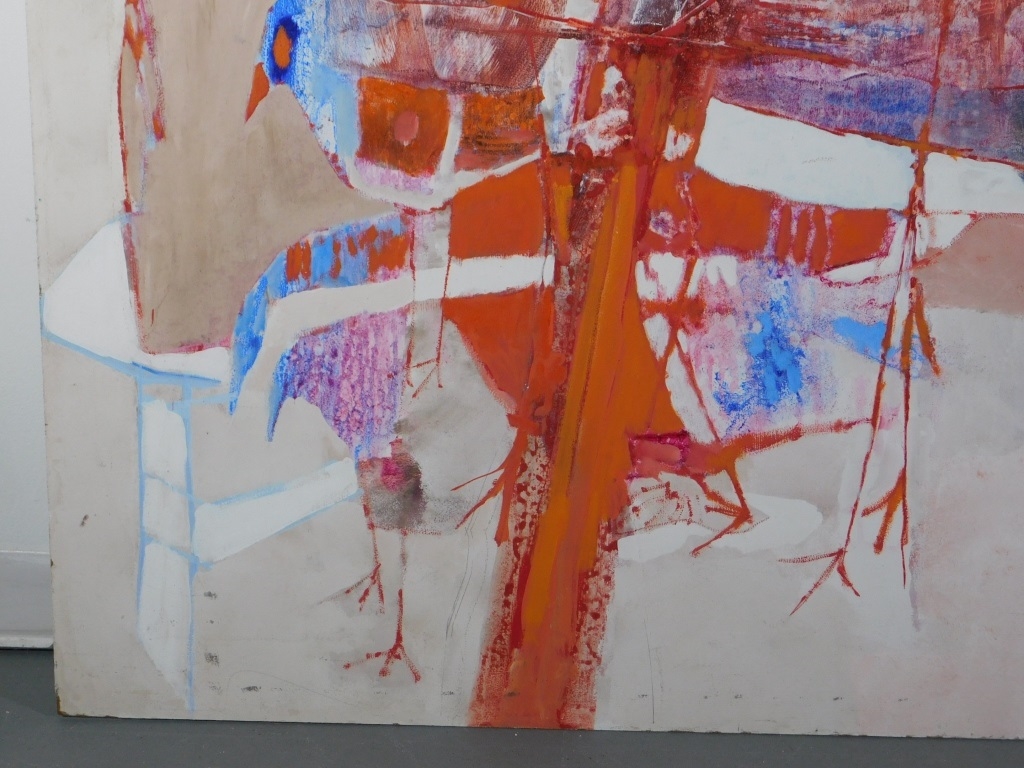 Joel Durand | Joel Durand Abstract Pianist Painting (20th Century ...