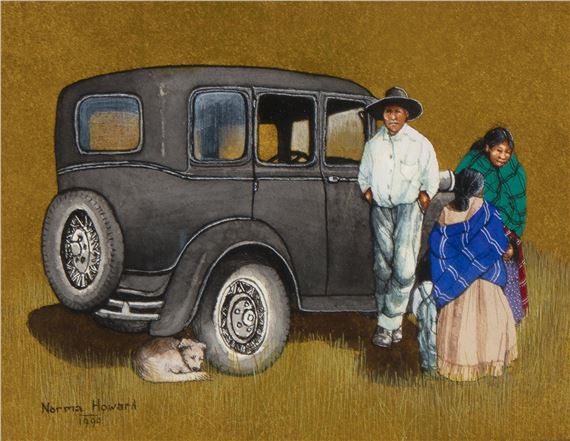 Norma Howard | Family with Truck (1999) | MutualArt