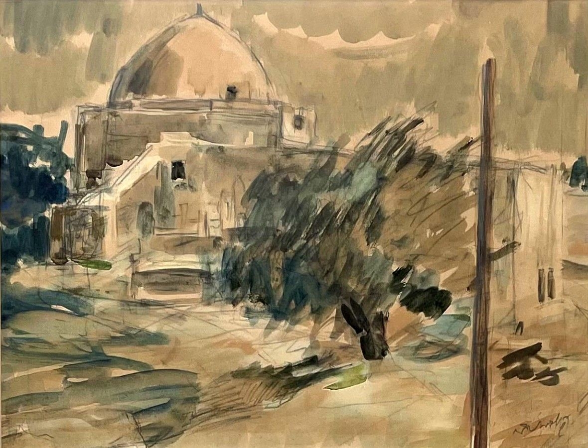 Issai Kulvianski | Hurva Synagogue in Jerusalem | MutualArt