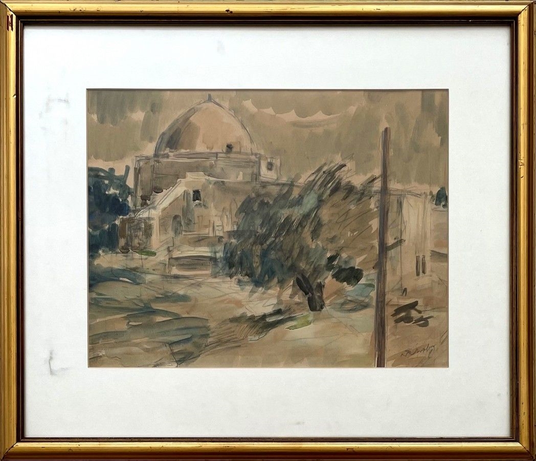 Issai Kulvianski | Hurva Synagogue in Jerusalem | MutualArt