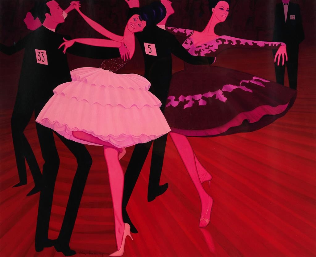 John Brack | Untitled (Dancing Competition) (1969) | MutualArt