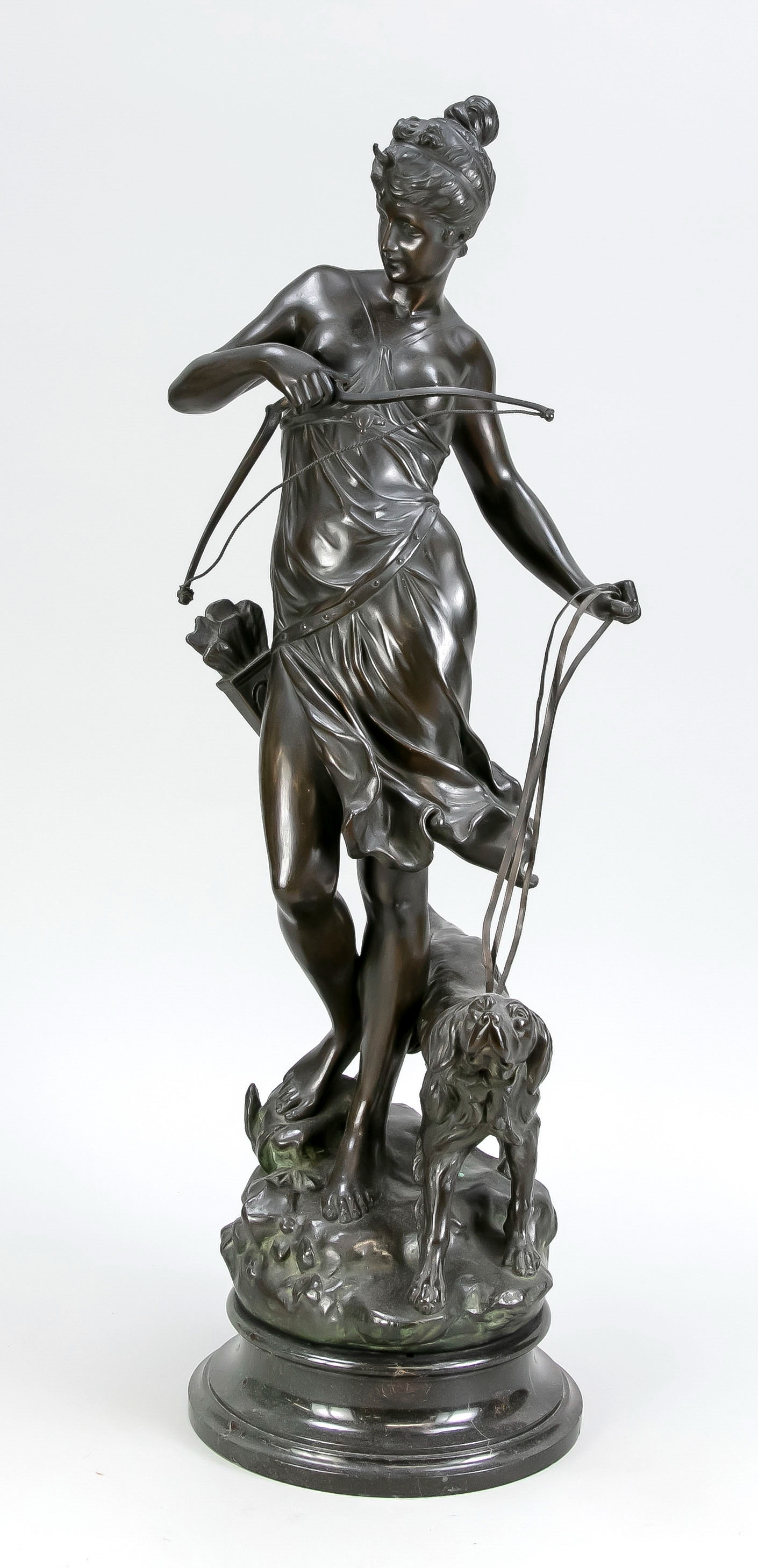 Alois Mayer | Diana with dog | MutualArt