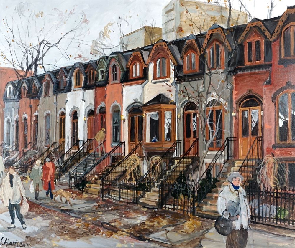 Ingrid Harrison | Montreal Street Scene | MutualArt