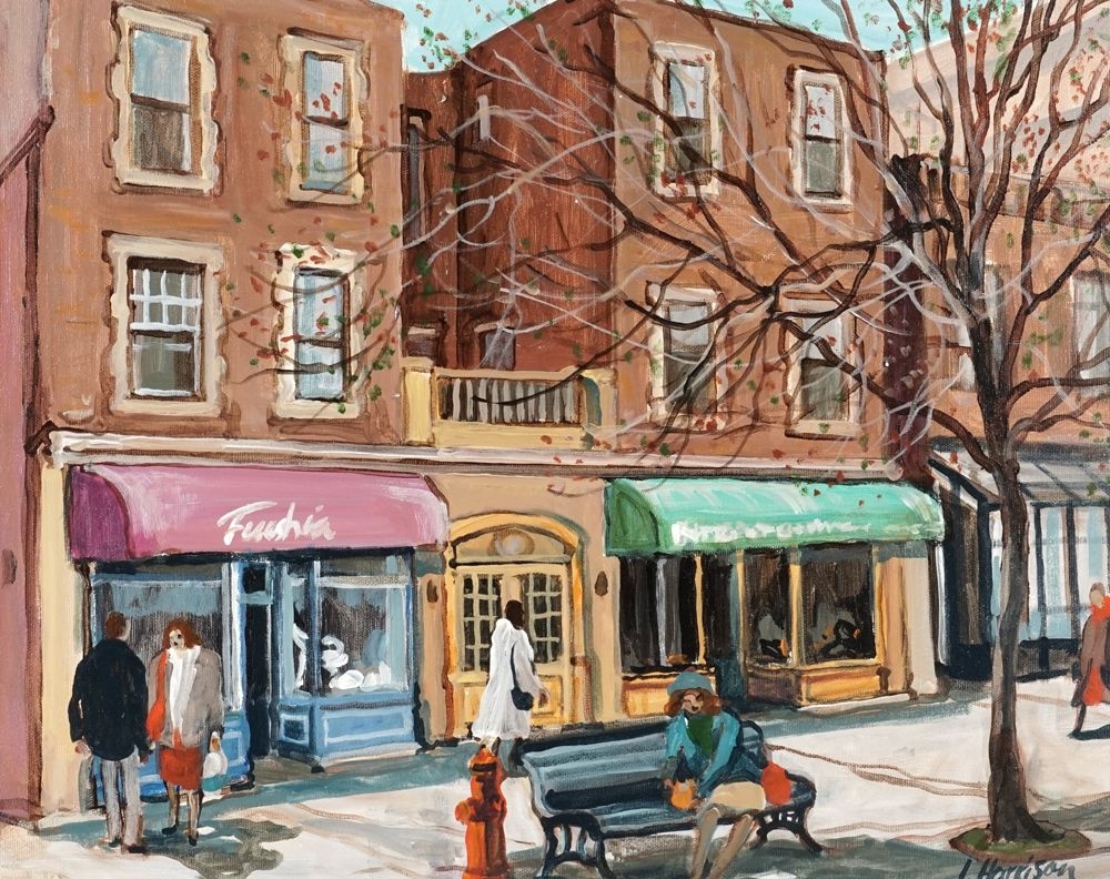 Ingrid Harrison | Montreal Street Scene | MutualArt