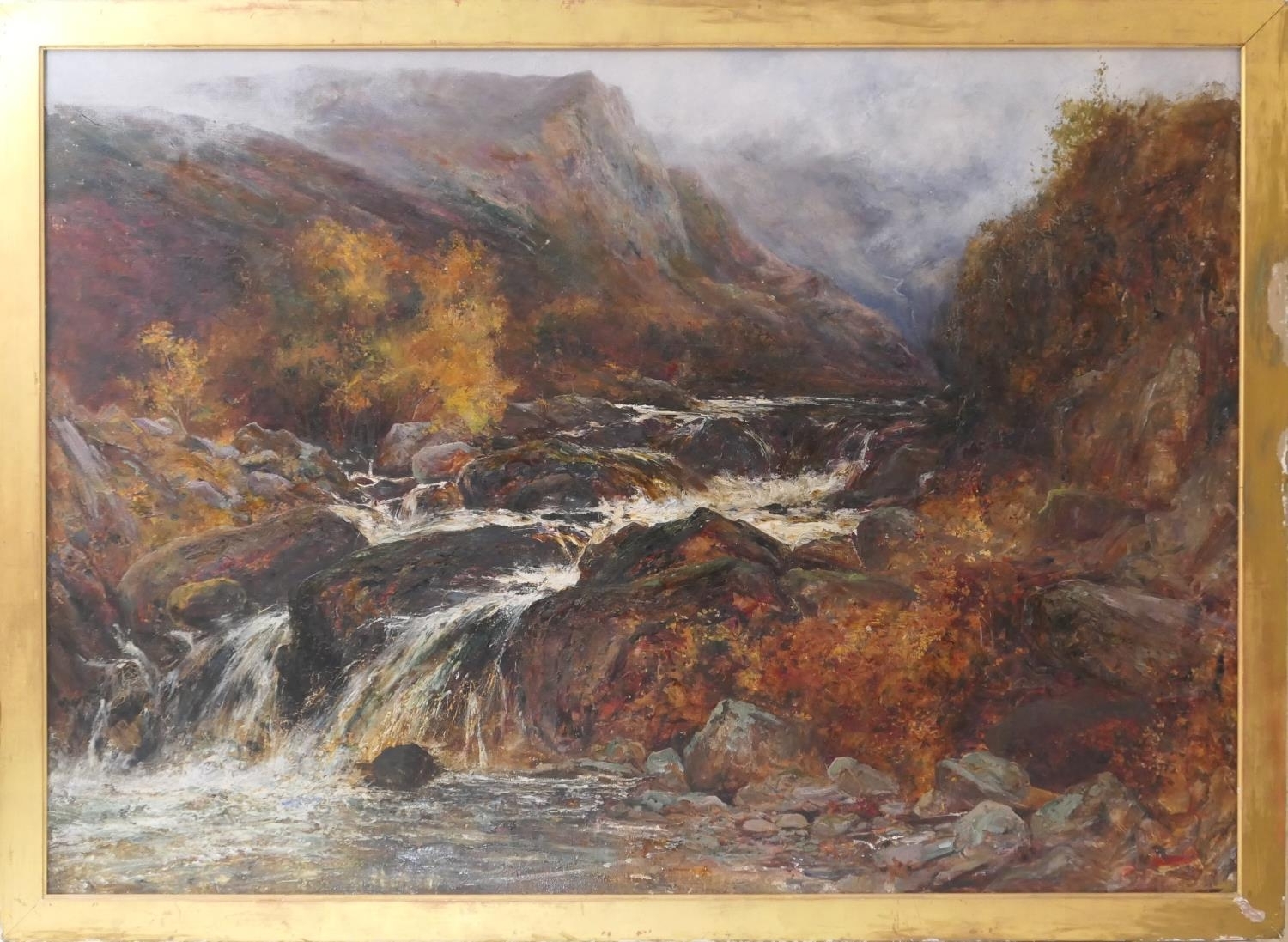 Joseph Vickers De Ville | Snowdonia Falls (1897) | MutualArt