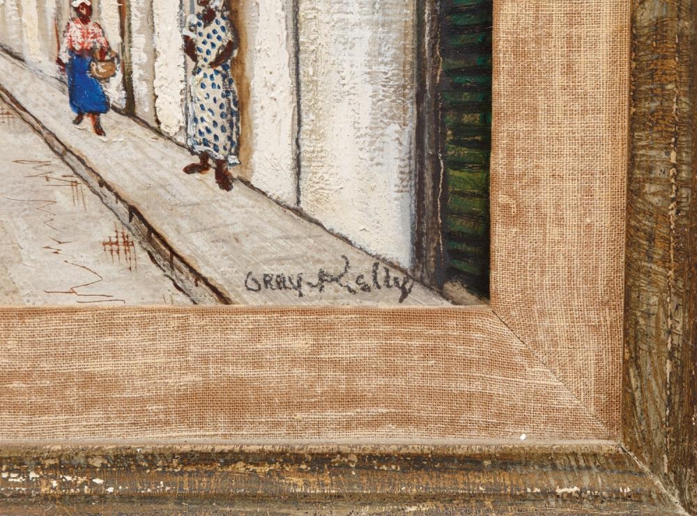 George Orry-Kelly | French Quarter Street Scene with Nuns | MutualArt