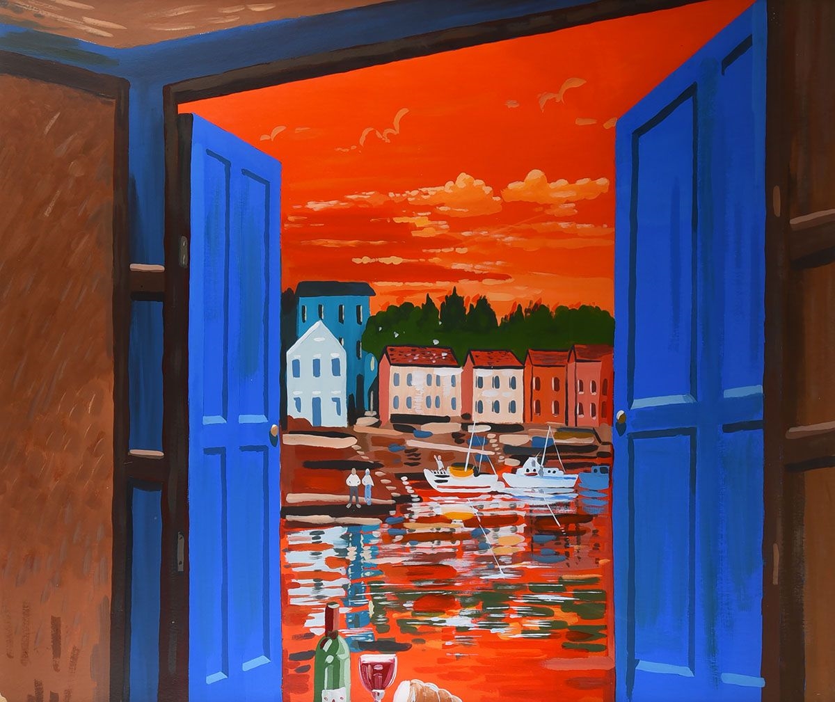 Peter Doyle | RED SKY | MutualArt