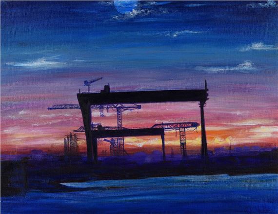 Tali Yaffe | EVENING CRANES | MutualArt
