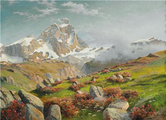 Leonardo Roda | A View of the Matterhorn | MutualArt