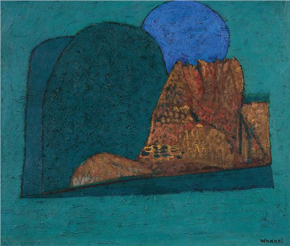 Kim Whanki | Blue Space (1952) | MutualArt