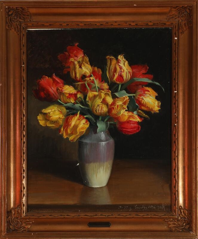 Niels Peter Rasmussen | Tulips in a vase (24) | MutualArt