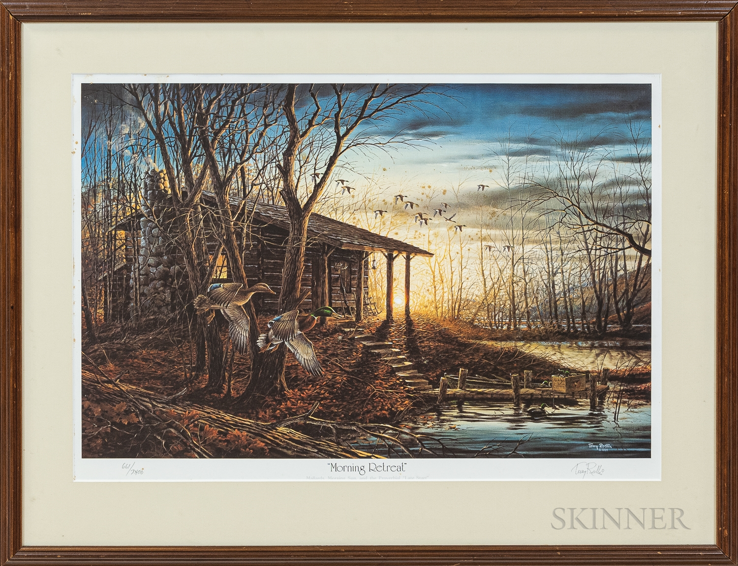 Terry Redlin | Morning Retreat (1980) | MutualArt