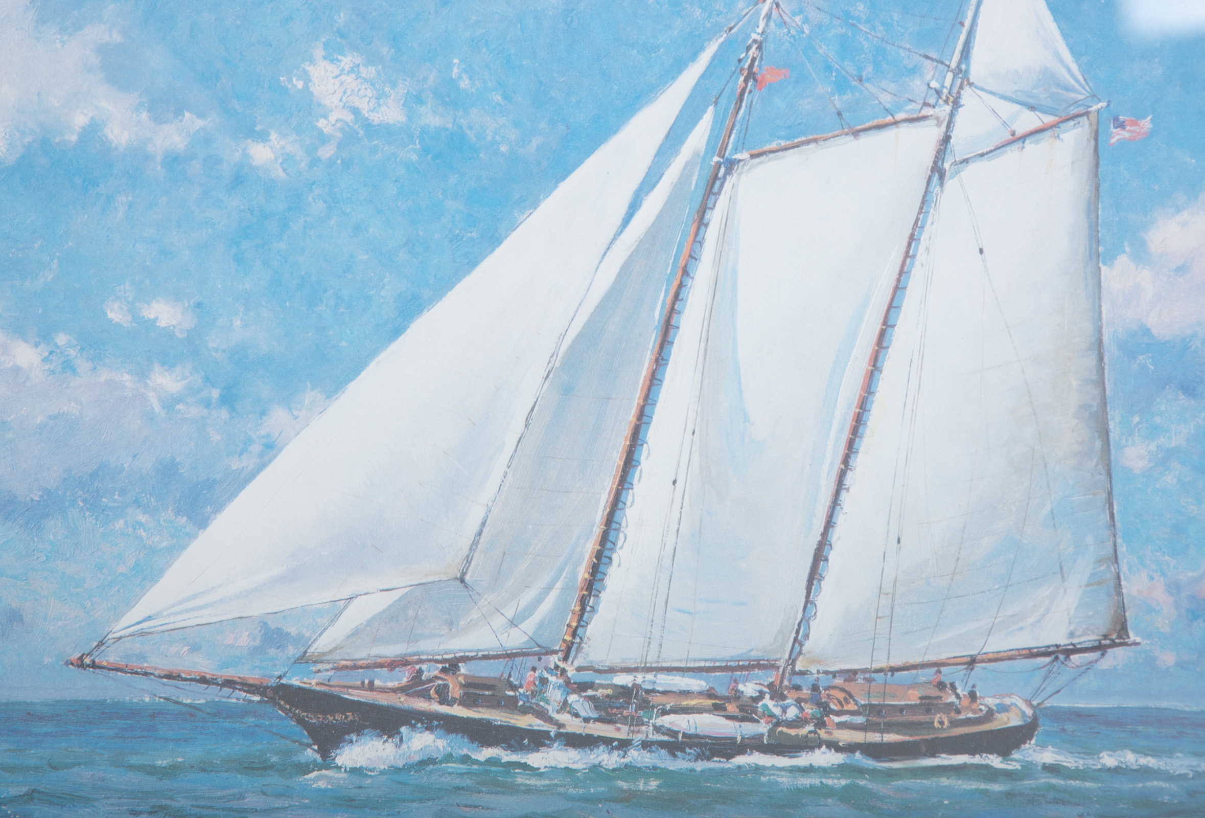 Wayne Beam Morrell | Schooner in a Brisk Wind | MutualArt