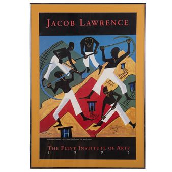 Jacob Lawrence | THE LIBRARY (1978) | MutualArt