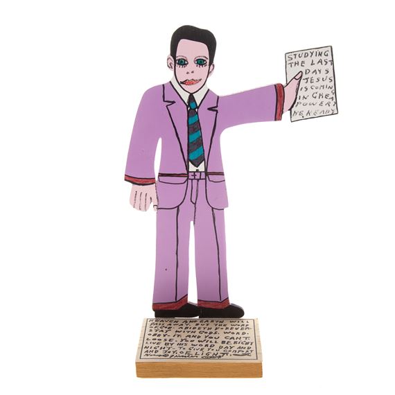 Howard Finster | Self Portrait as Preacher | MutualArt