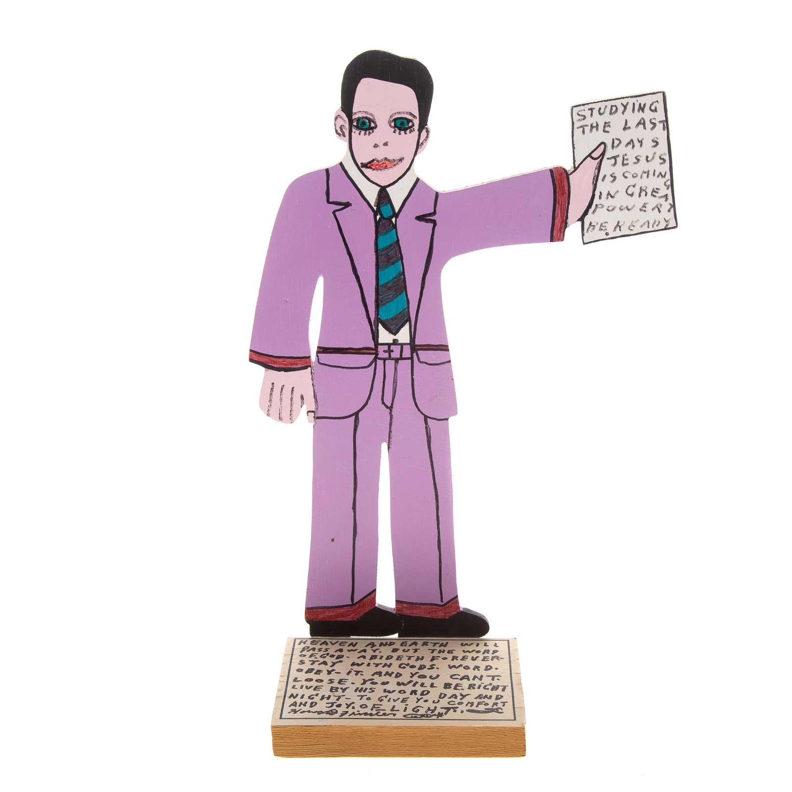 Howard Finster | Self Portrait as Preacher | MutualArt