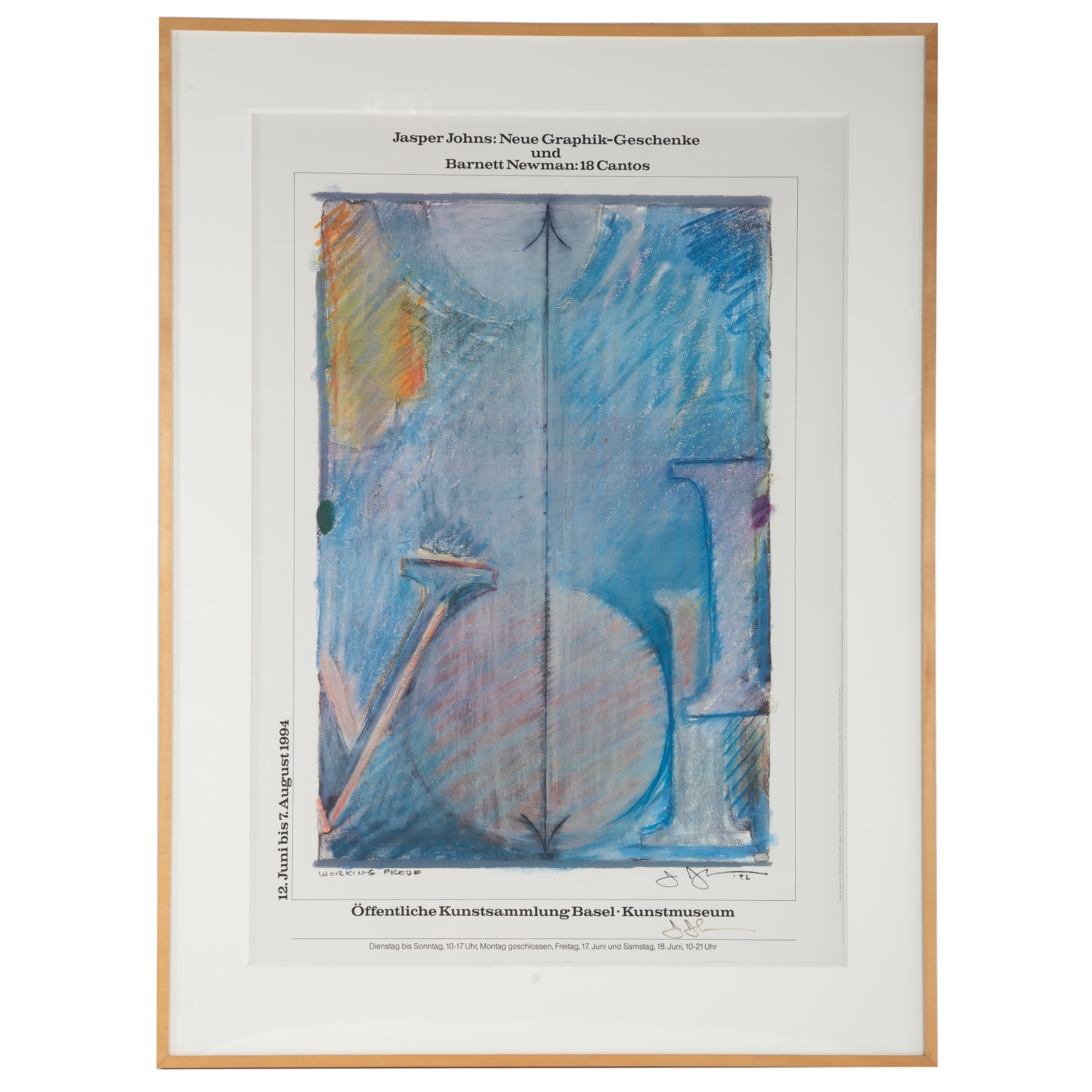 Jasper Johns | EXHIBITION POSTER for THE DRAWINGS OF JASPER JOHNS at ...