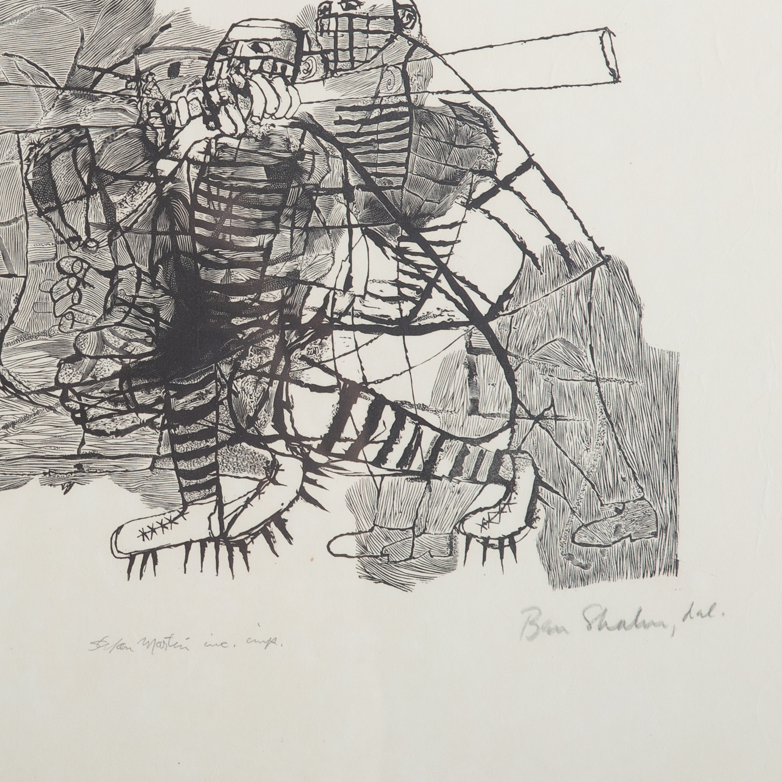 Ben Shahn | Baseball (1968) | MutualArt