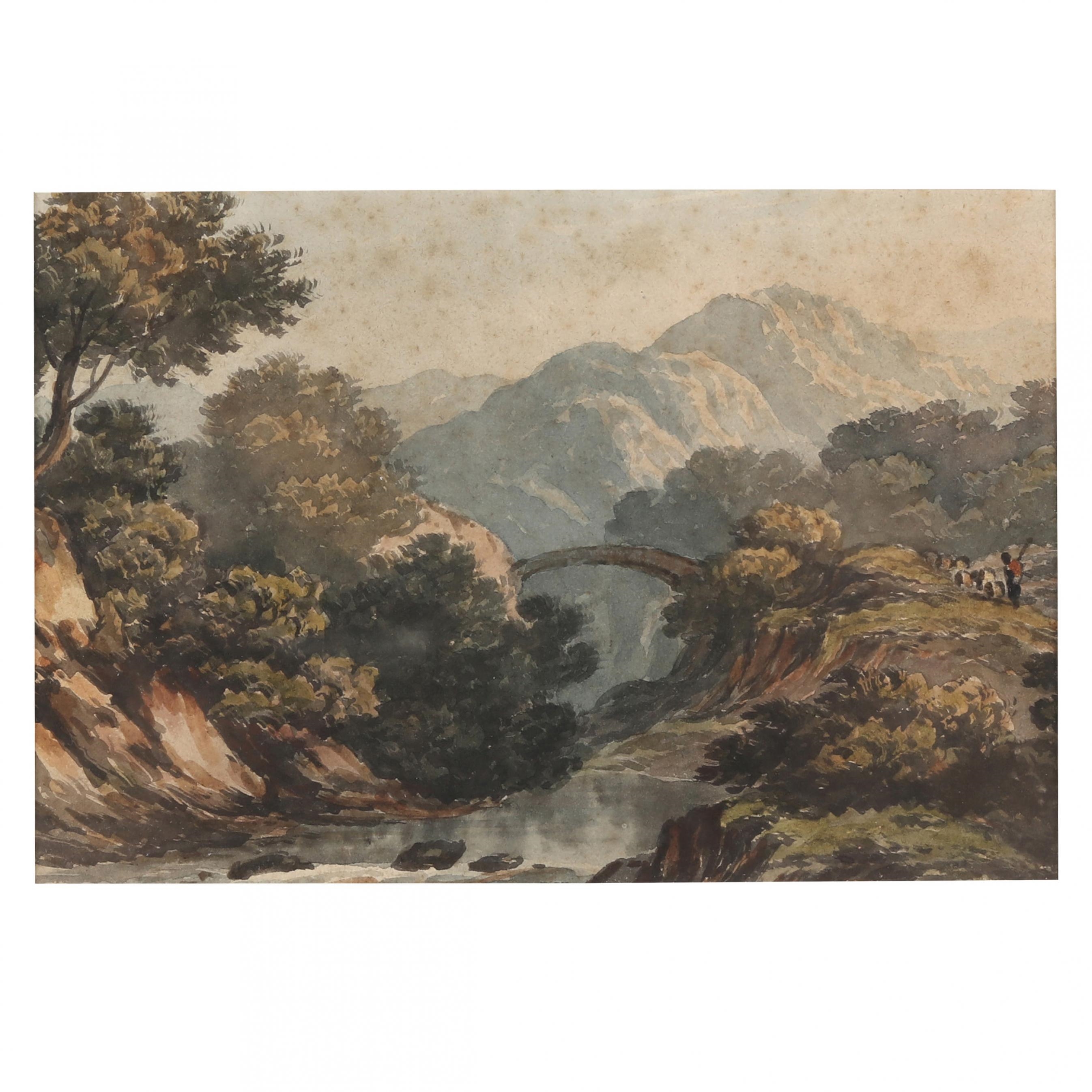 William Blake | Two Landscapes | MutualArt