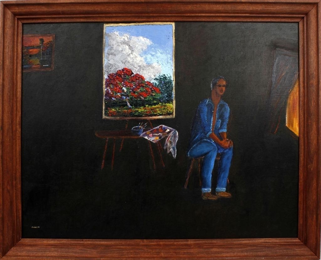 Charles Chico Wheeler | A self portrait of Chico inside his home ...