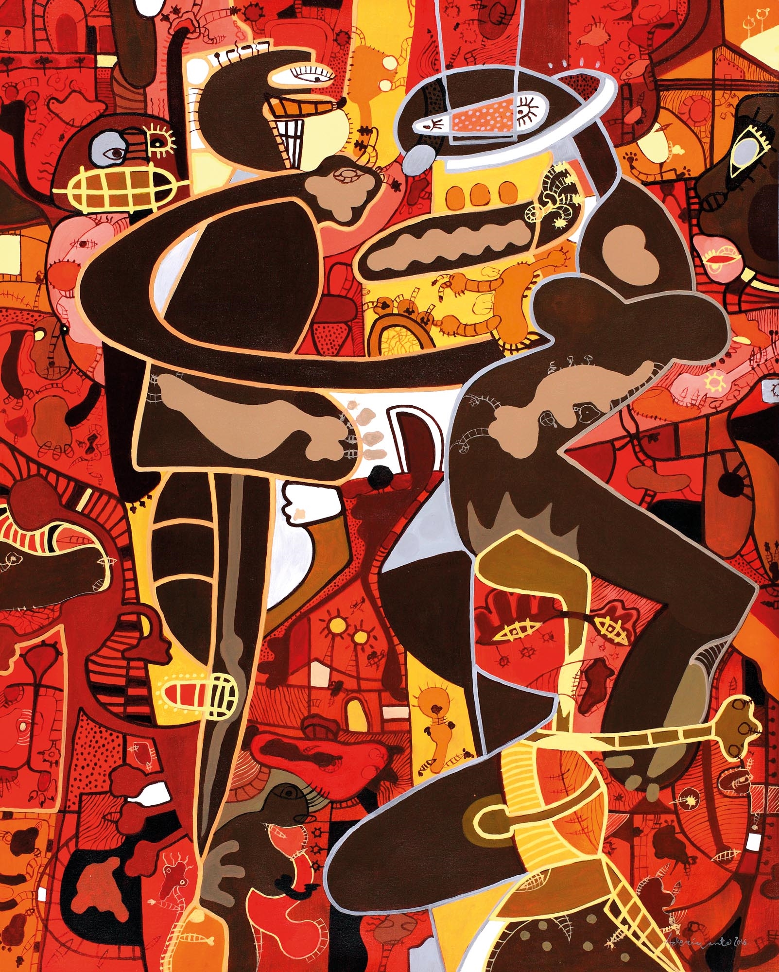 Ade Riyanto | Tarian Bahagia (2016) | MutualArt