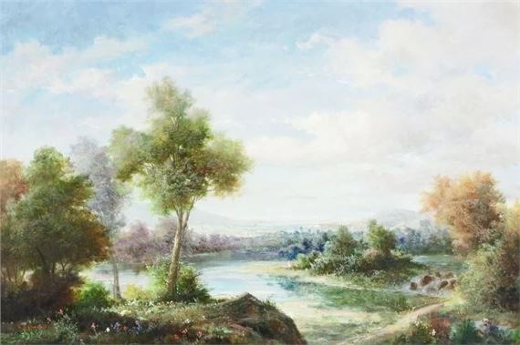 S. Gabriel | River Landscape | MutualArt